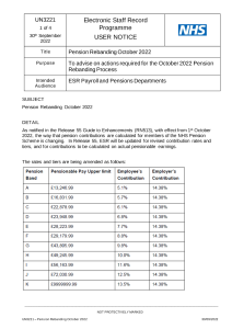 Browse Content - ESR Hub - NHS Electronic Staff Record