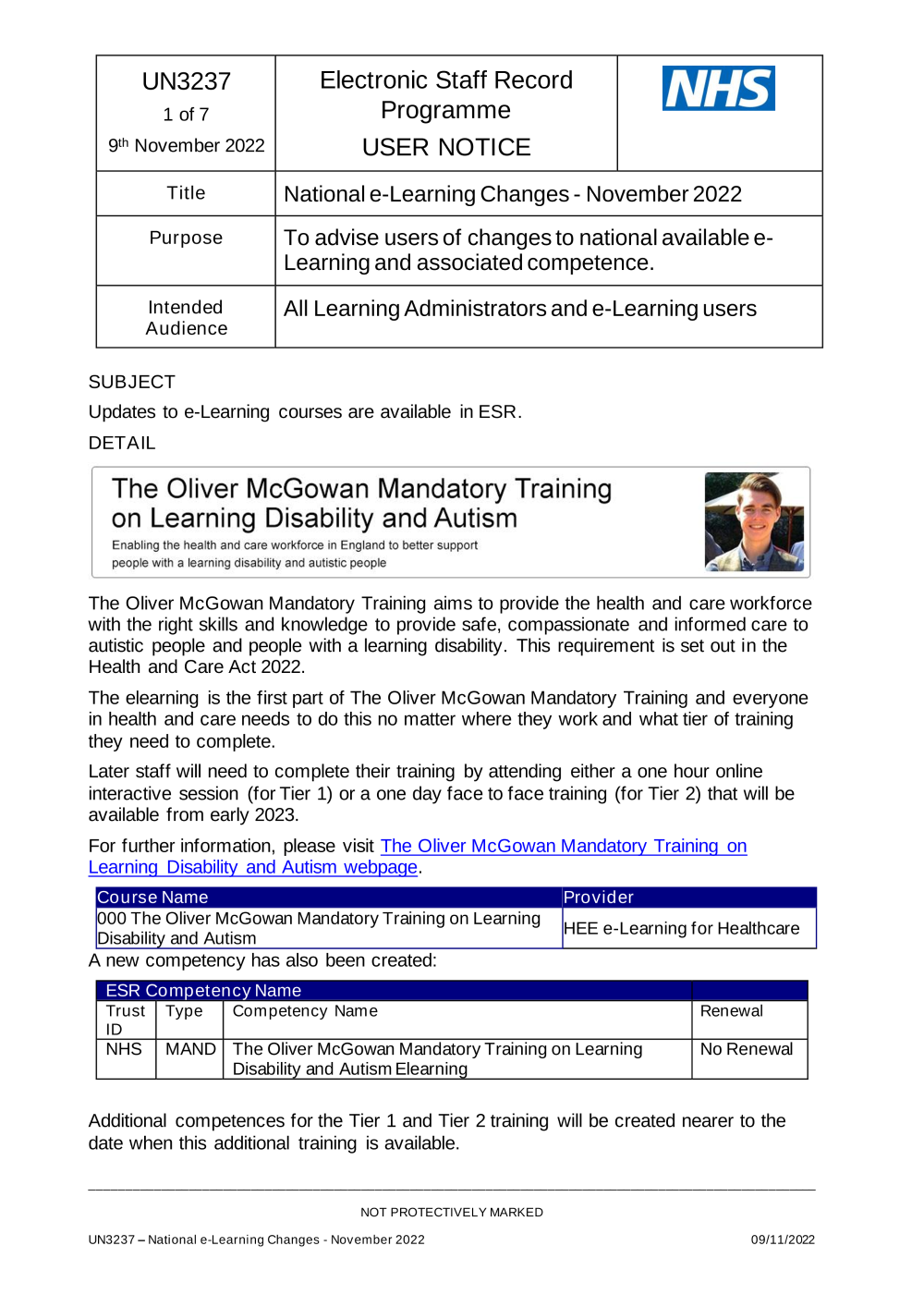 Browse Content - ESR Hub - NHS Electronic Staff Record