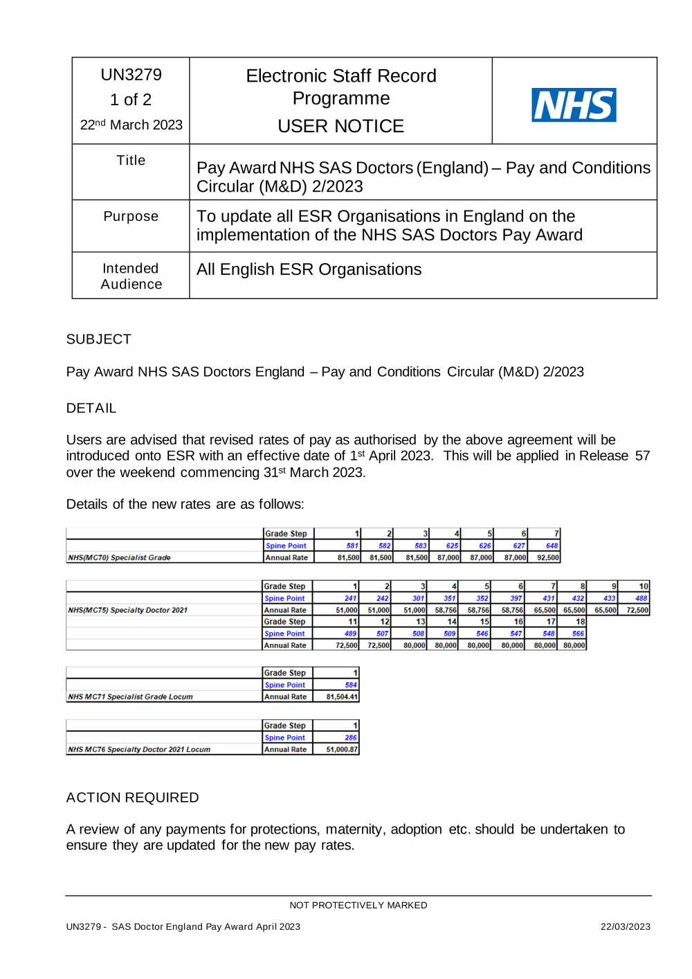 Browse Content - ESR Hub - NHS Electronic Staff Record