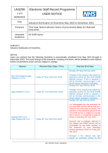 Browse Content - ESR Hub - NHS Electronic Staff Record