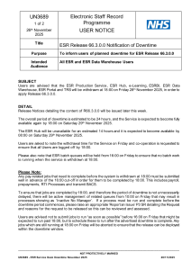 ESR Hub Search - ESR Hub - NHS Electronic Staff Record