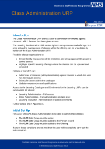 Learning Management - Notification Download - ESR Hub - NHS Electronic ...