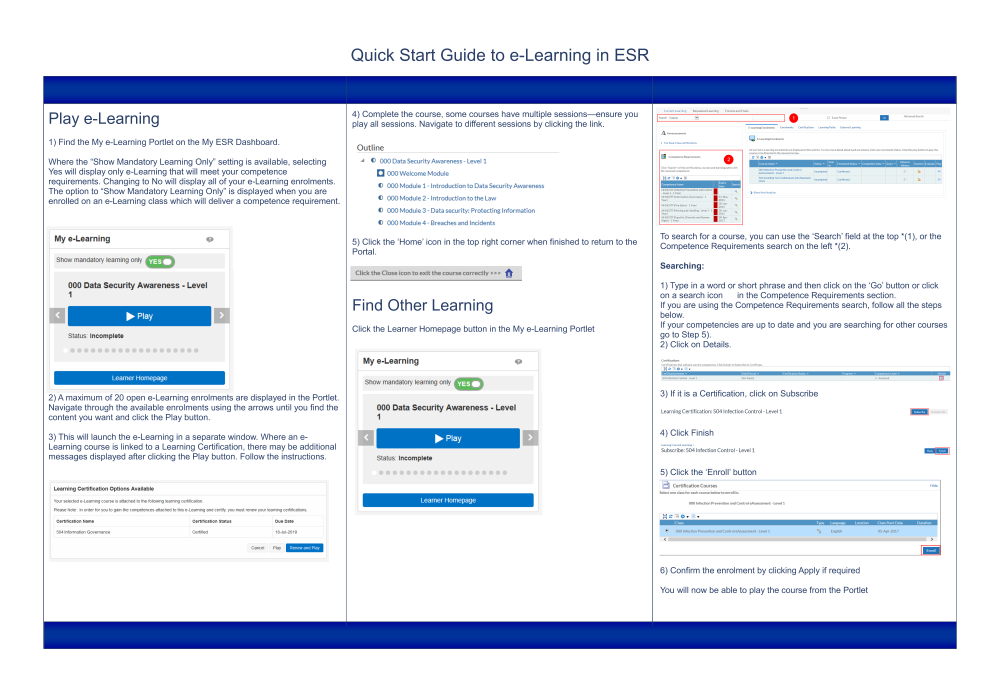 Notification Download - ESR Hub - NHS Electronic Staff Record