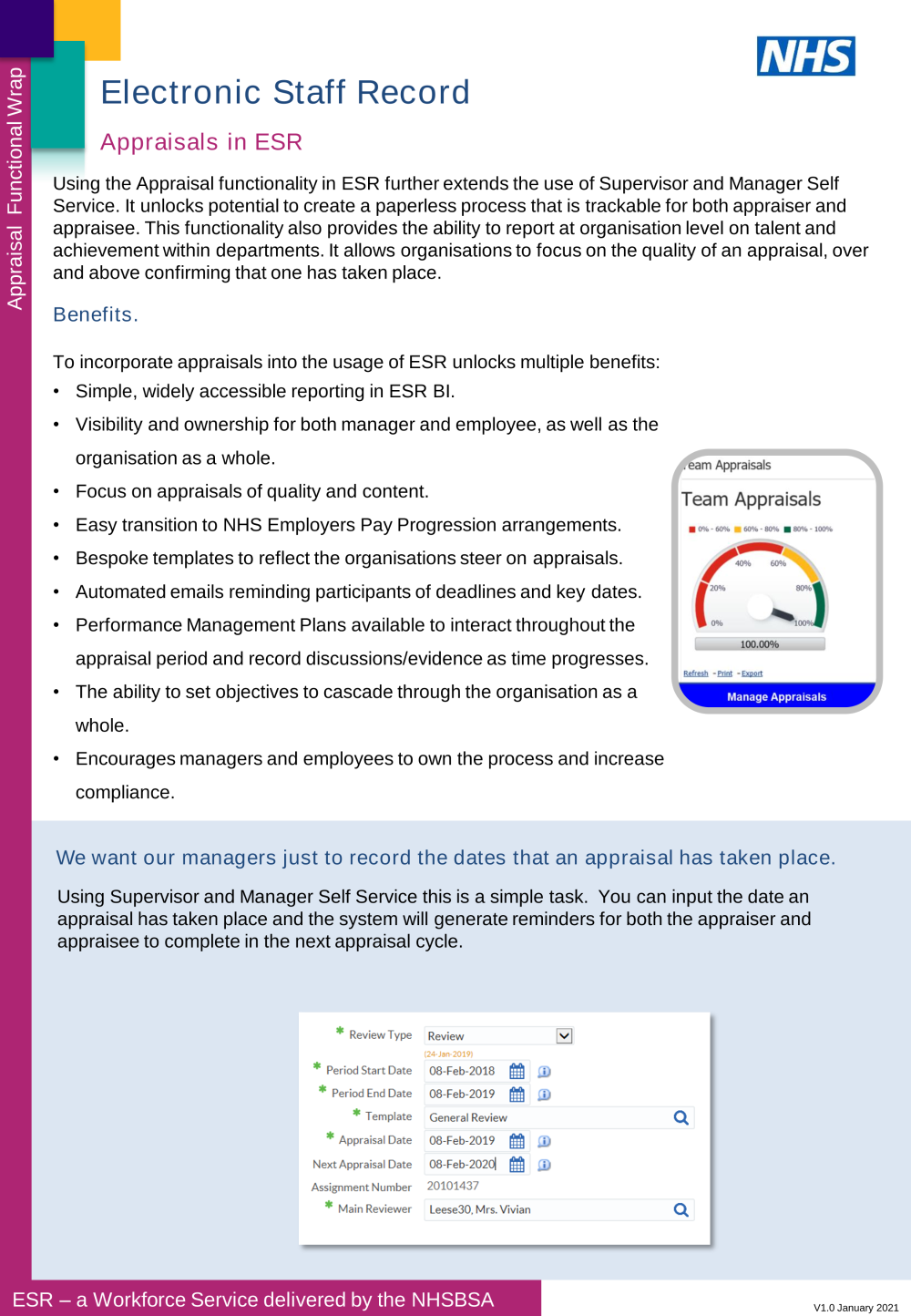Notification Download - ESR Hub - NHS Electronic Staff Record